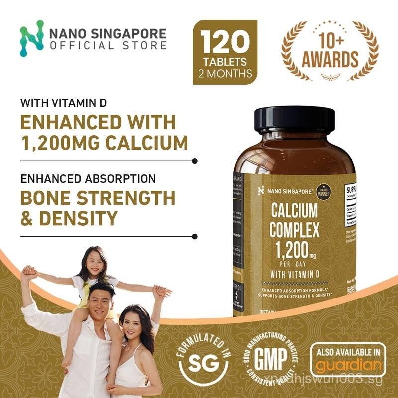 Calcium Complex 1200mg with Vitamin D - max Calcium + Vitamin D3 for ...