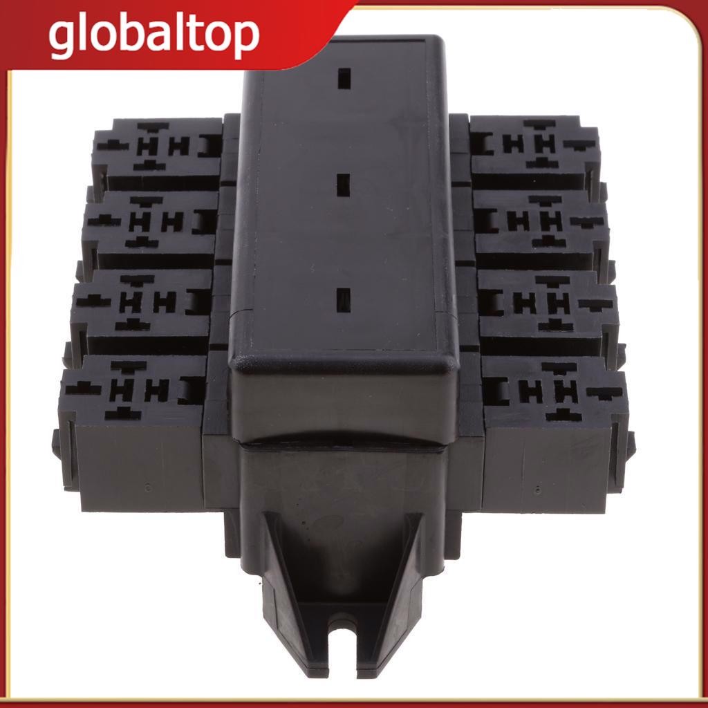 Vehical 20way Fuse Holder 8-Way Relay Socket Block Distribution Fusebox ...