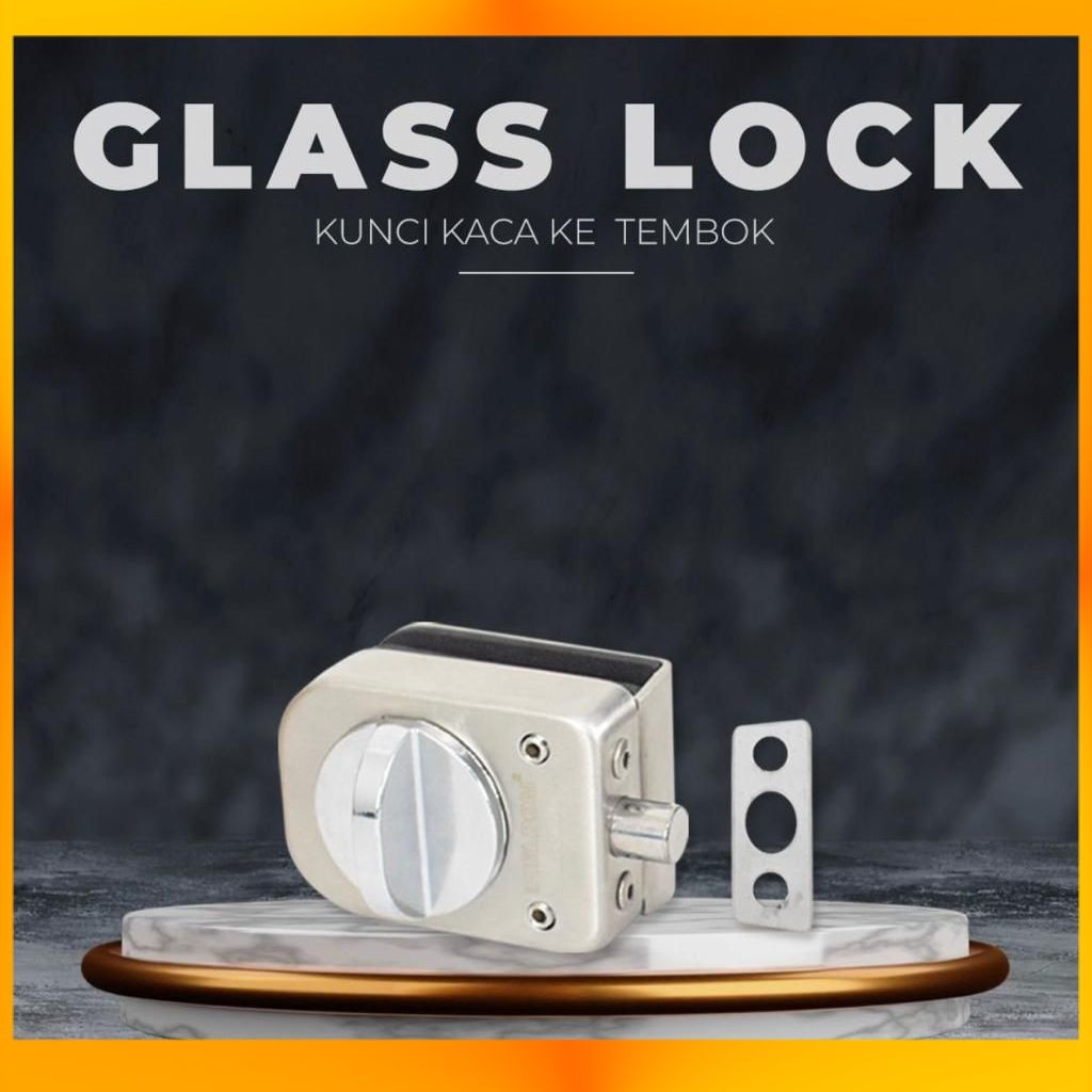 Weldom Glass Lock Glass to Wall Lock (Glass to Wall) | Shopee Singapore