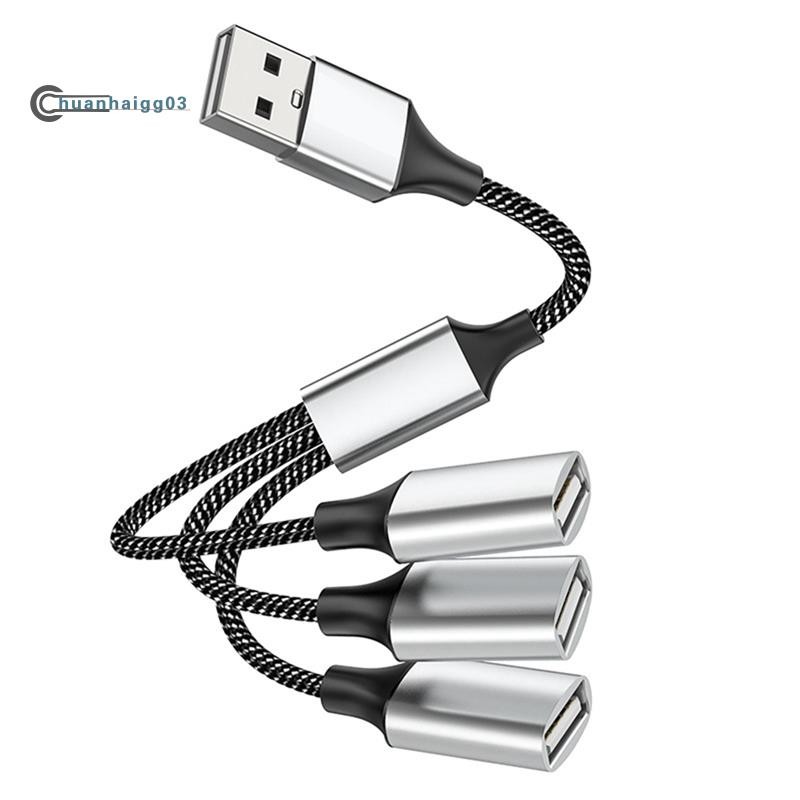 1 PCS USB to USB 2.0 Triple USB Port HUB OTG Adapter Cable USB ...