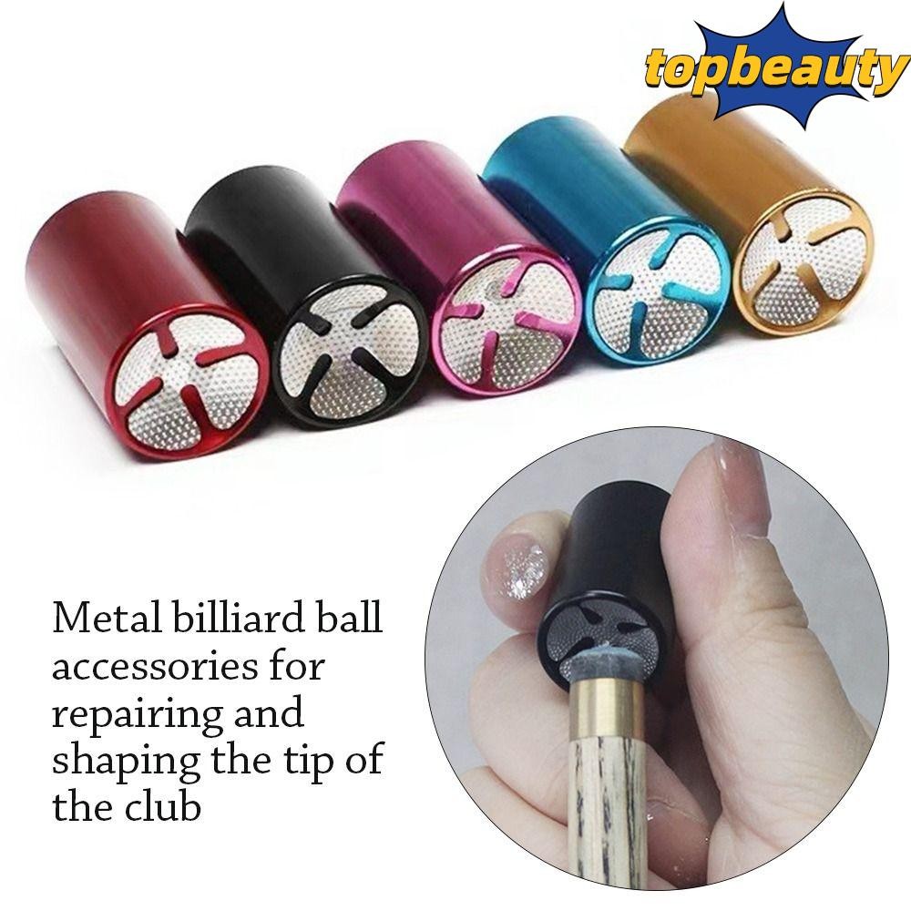 TOPBEAUTY Cue Tip Shaper, Effective Repair 2 In 1 Pool Cue Tip ...