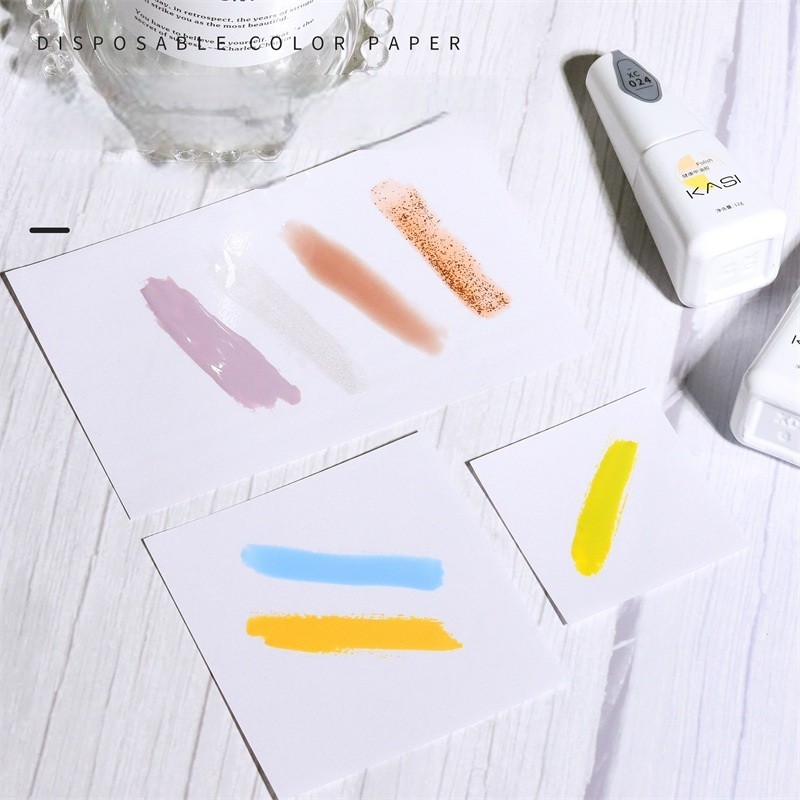 Gel Color Mixing Paper 50 Sheets/Pack Can Be Used On Both Sides ...