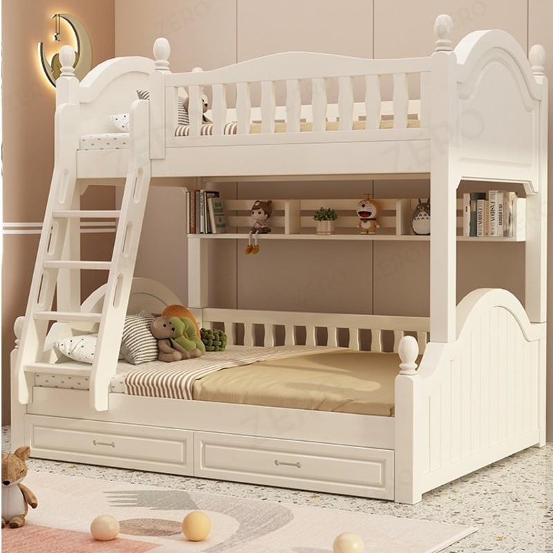 Solid Wood Bed Bold Double Decker Bed Thickening Bunk Bed Increase In ...