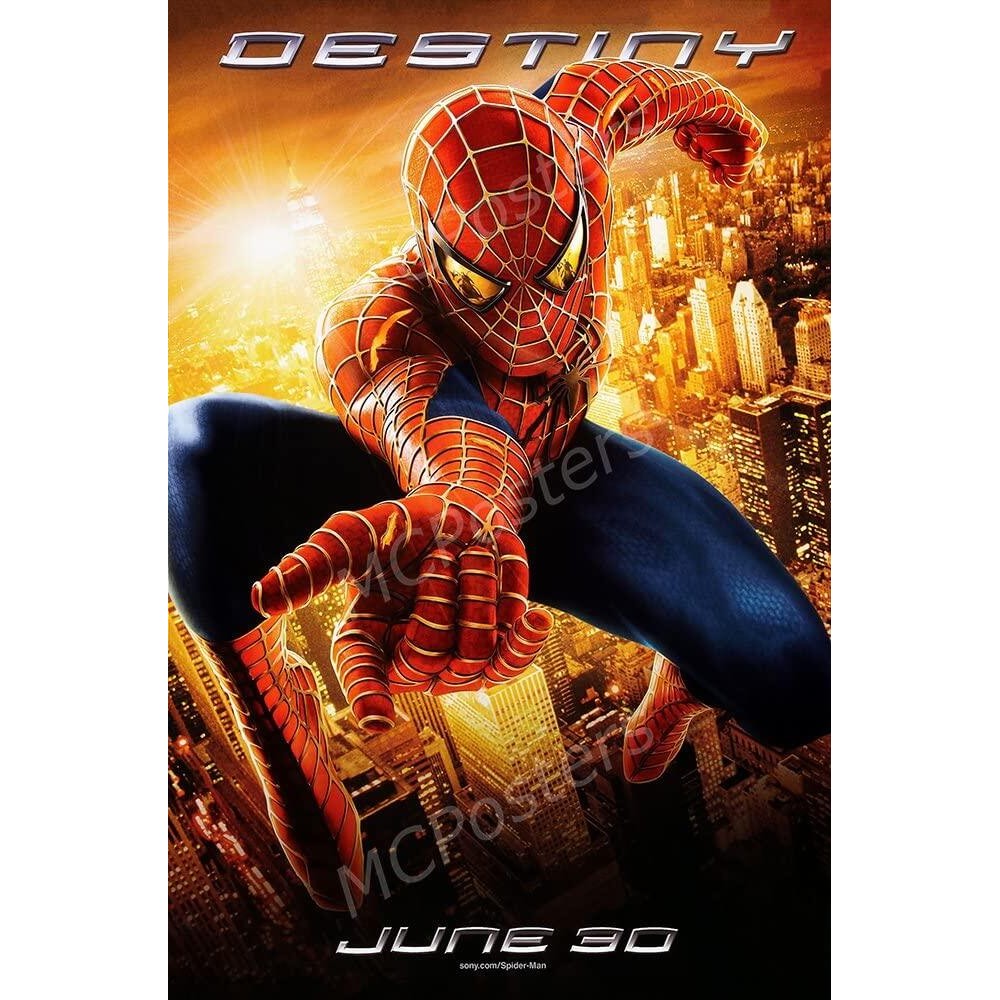 M^arvel Spider-man Two Toby Mcquire Glossy Finish Movie Poster Mcp Cm ...