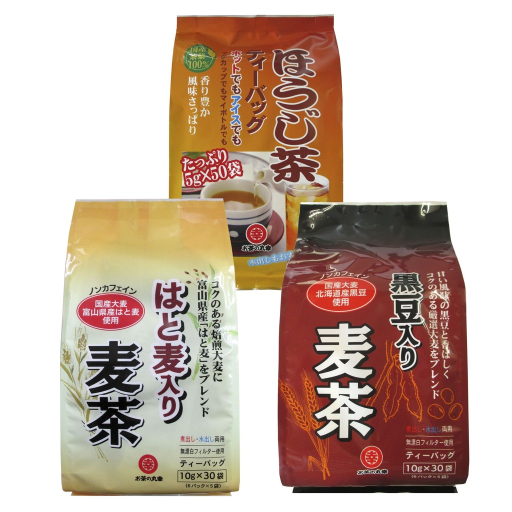 Ochanomaruyuki Delicious set with hot water or cold brew (barley tea ...