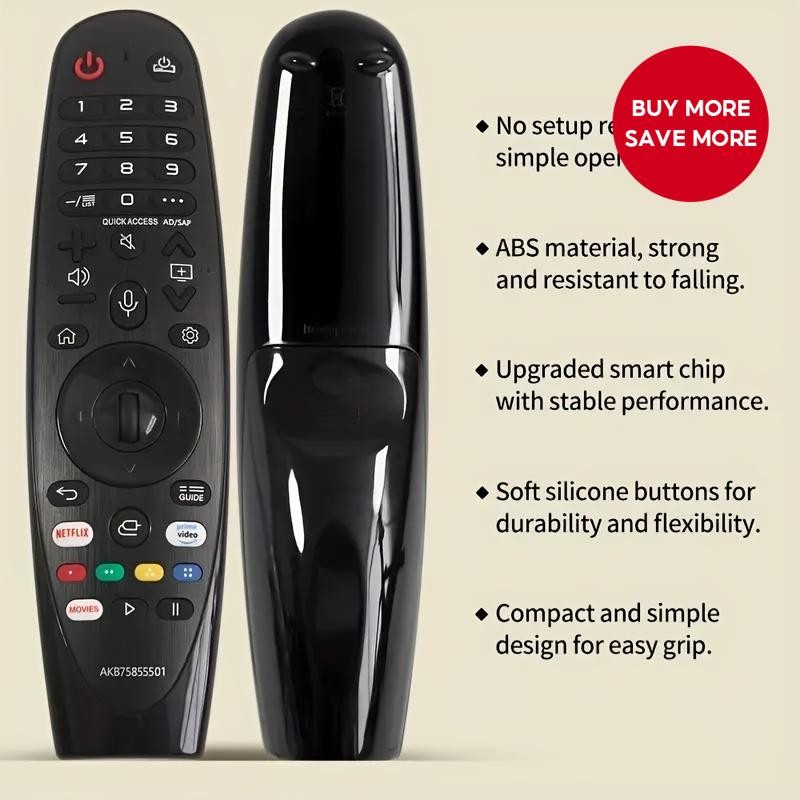 Voice Magic Remote AKB75855501 for LG Smart TV Magic Remote Replacement ...