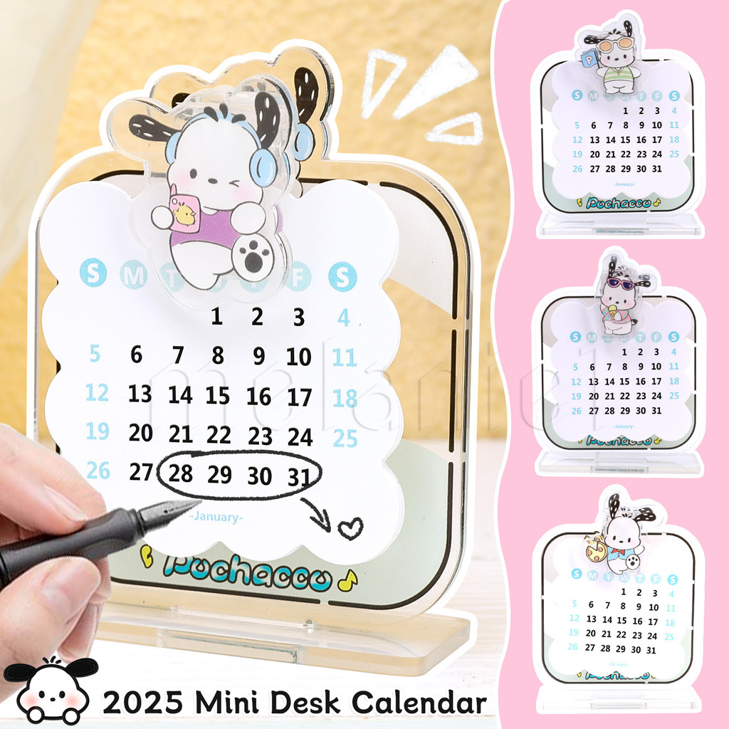 Mini Daily Monthly Schedule - Transparent Acrylic Yearly Agenda Planner ...