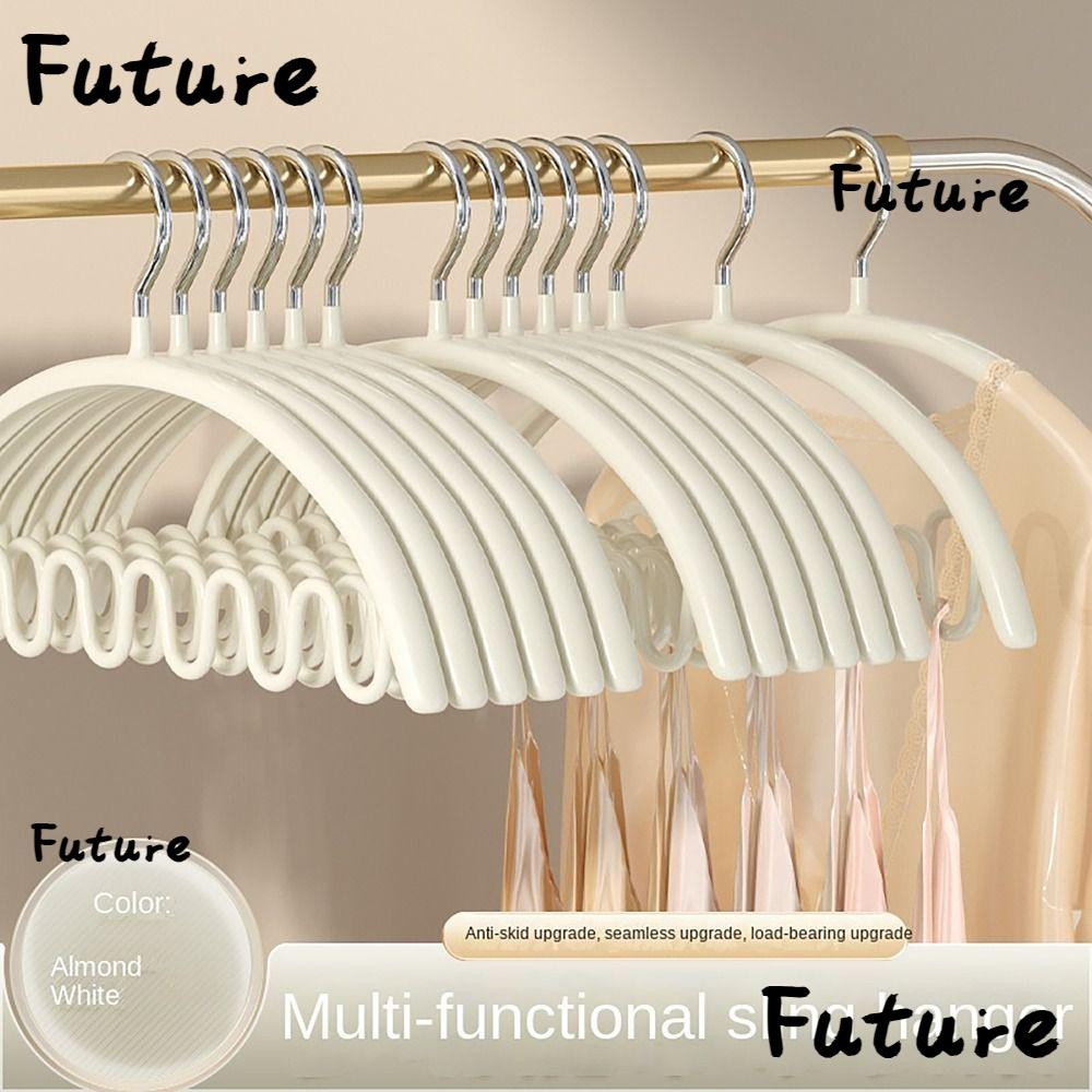 FUTURE 1PC Clothes Hangers, Non-Slip Space Saving Skirt Underwear ...