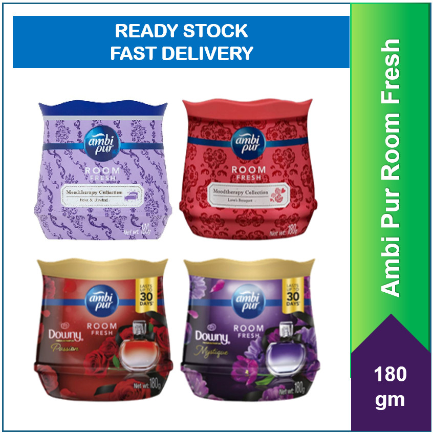 Ambi Pur Room Fresh Downy Mystique Passion Moodtherapy Collection (Gel Fresh) 180g | Shopee ...