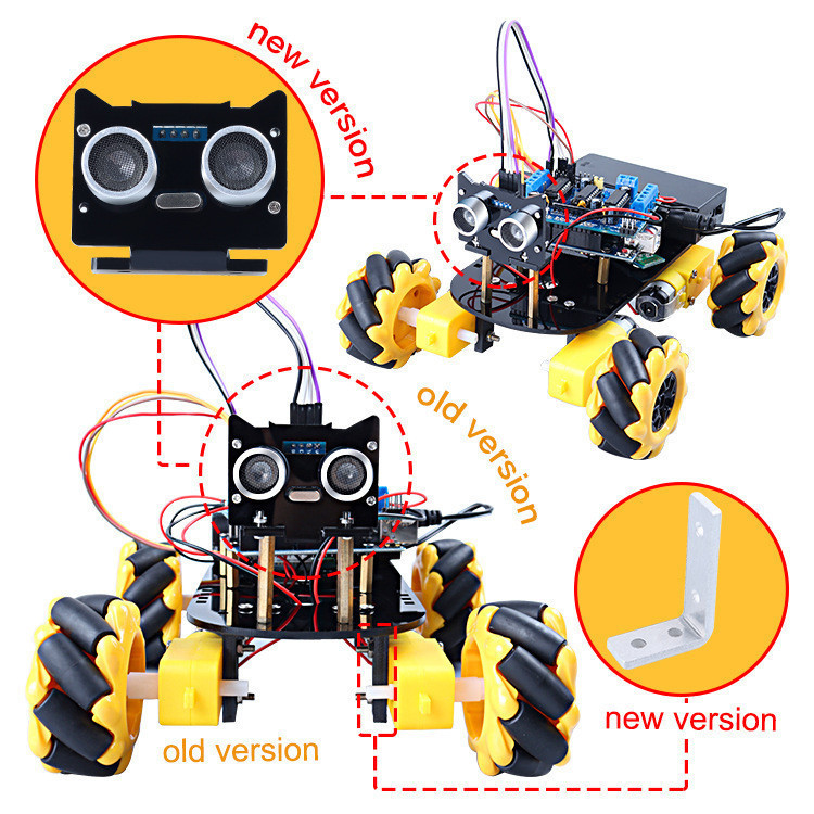 L293D motor-driven robot 360 degree rotation compatible with Arduino ...