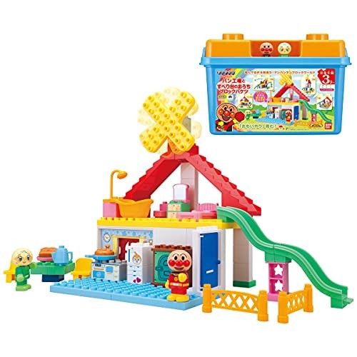 [BANDAI] BlockLabo Block Labo Anpanman Bread Factory and Slide House ...