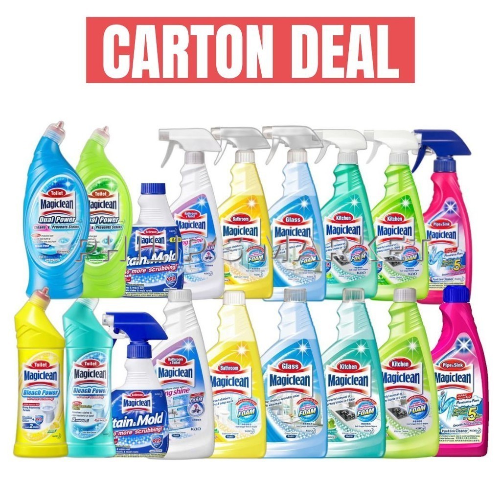 (Carton Deal) Magiclean Cleaners Trigger/Spray (12bottles) Kitchen ...
