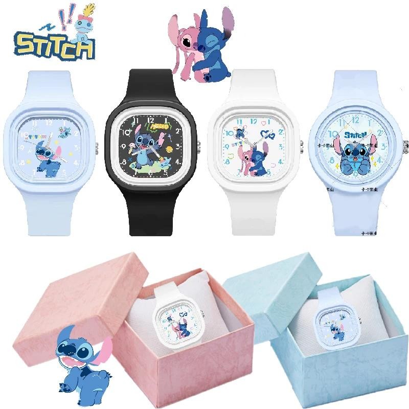 Disney Anime Stitch Children Watches Kawaii Lilo & Stitch Watches with ...