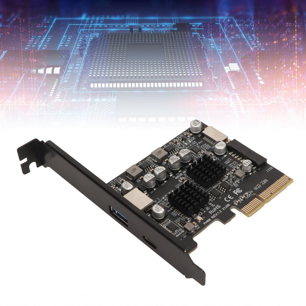 Supergoodsales Jectse PCIe to USB 3.2 Gen 2 Card 10Gbps PCI Express ...