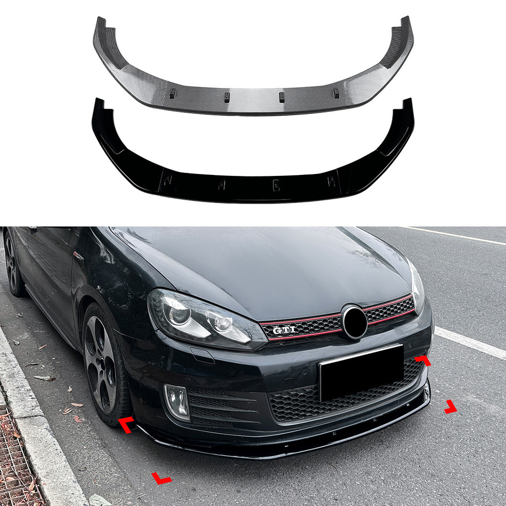 For Volkswagen Golf 6 Golf MK6 GTI 2008-2012 Front Lip, Front Splitter ...