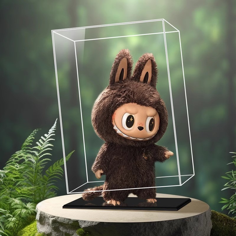 Acrylic Display Box For Labubu Zimomo POP MART THE MONSTERS Figurine ...