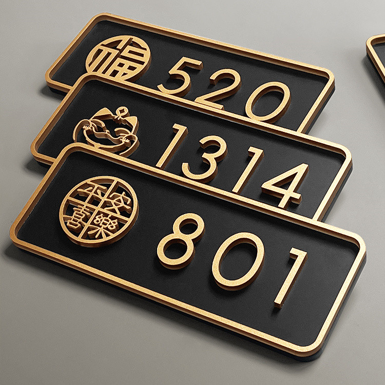 Customised Unit Sign door sign/unit number signage Customised Door Unit ...