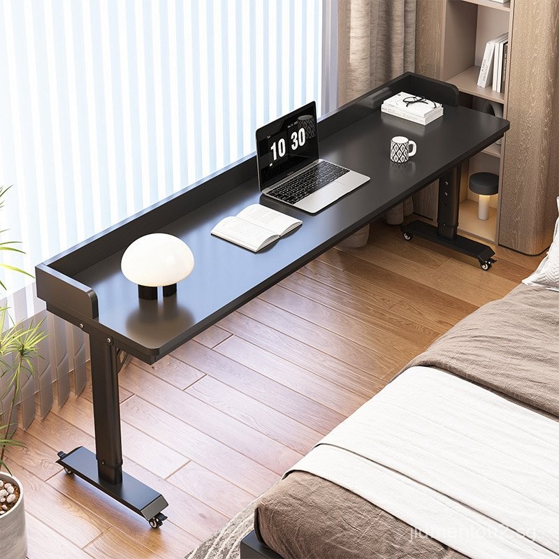 Bedside Table Movable Lazy Bed Table Balcony Computer Desk Bedroom Wall ...