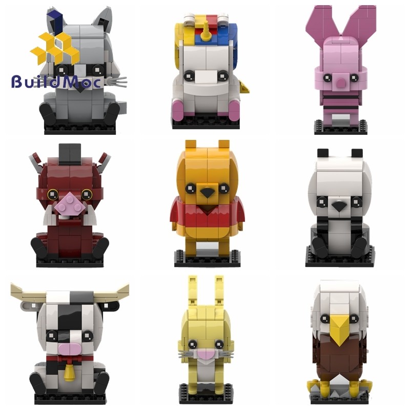 Panda,Penguin,Piglet,Rabbit,Raccoon,Tigger,Unicorn Winnie,The Pooh,Cow ...