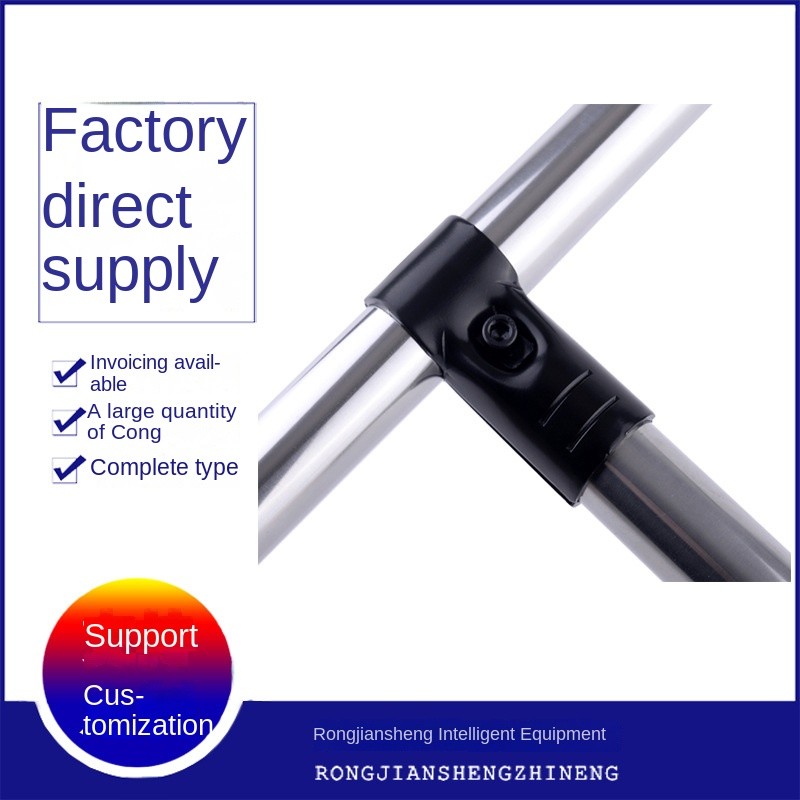 Lean Bar Pipe Clamp Connector Fittings Wire Rod Stainless Steel Pipe ...