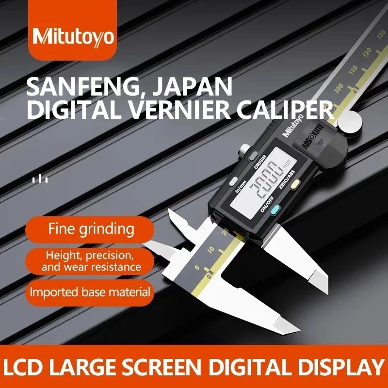 SG Stock 150MM 200MM 300MM Mitutoyo CNC Calipers Mitutoyo digital vernier caliper original ...