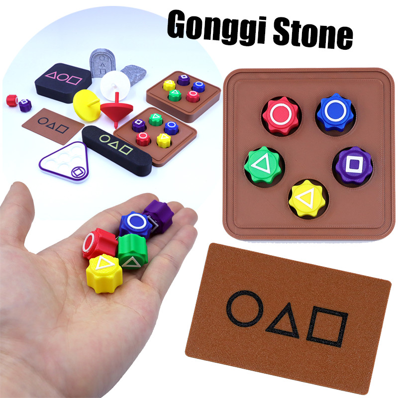 Hot Korean Gonggi Stone Game 5Pcs Squid Gonggi Jack Stone Game Season 2 ...