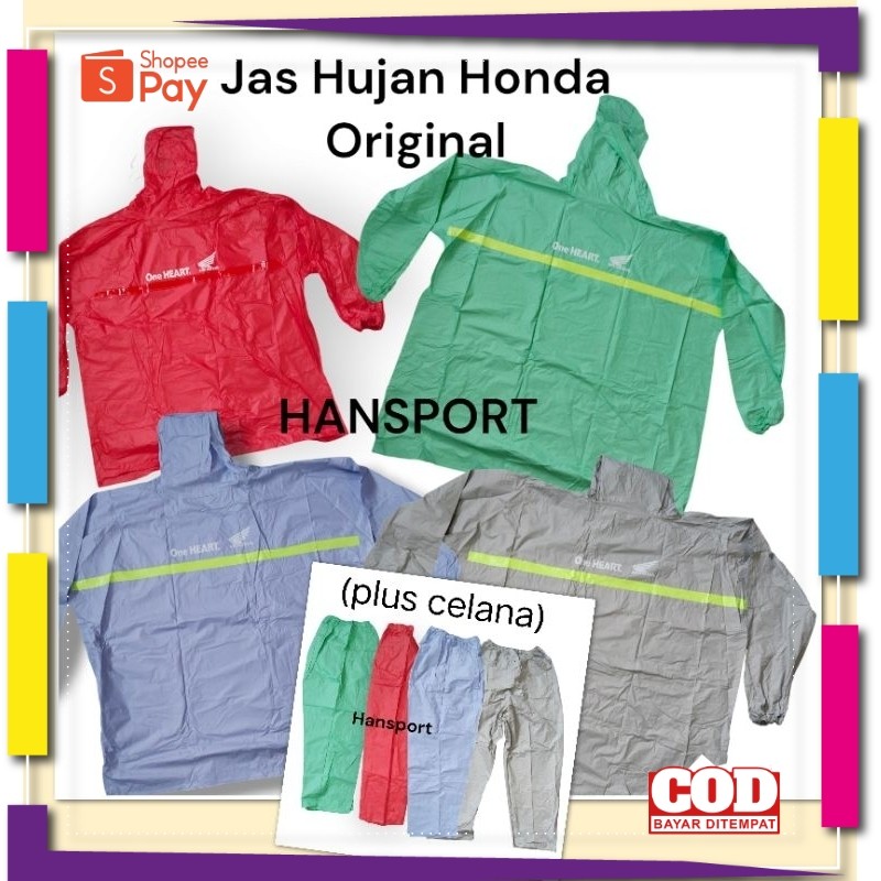 [PREMIUM Thick MATERIAL] original honda raincoat | Shopee Singapore