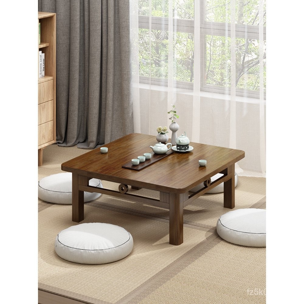 Household XSYH Study Square Solid Wood Dining Table Kang Table Bay ...