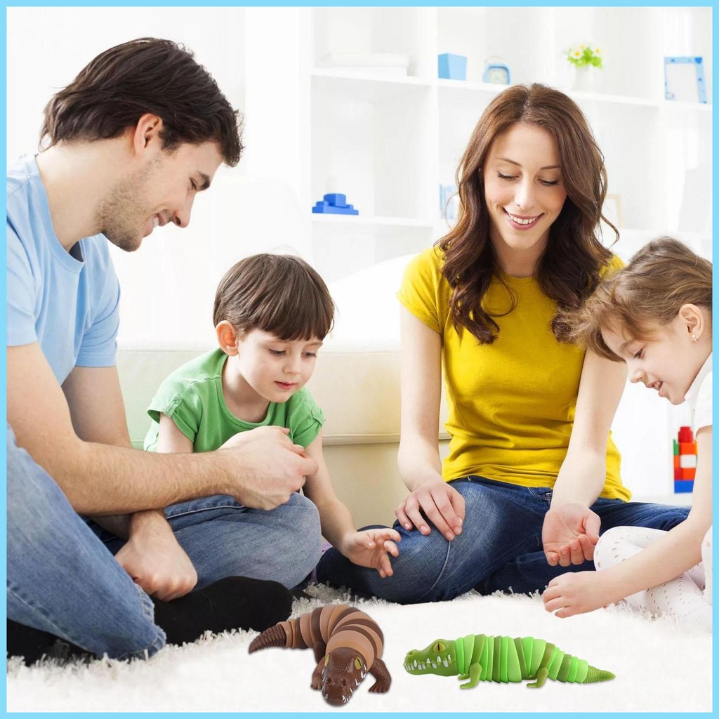 Alligator Fidget Toy Sensory Finger Hand Toy Cartoon Crocodile ...