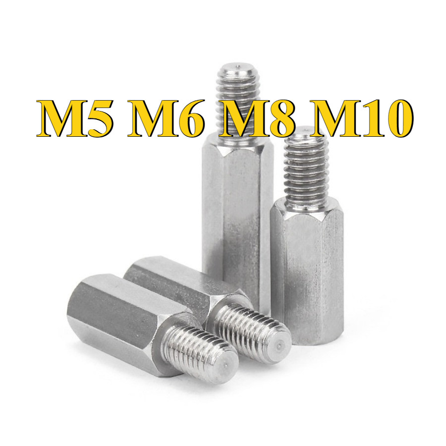304 Stainless Steel Single Head Hexagonal Column, Motherboard Isolation Column M5/M6/M8/M10 ...