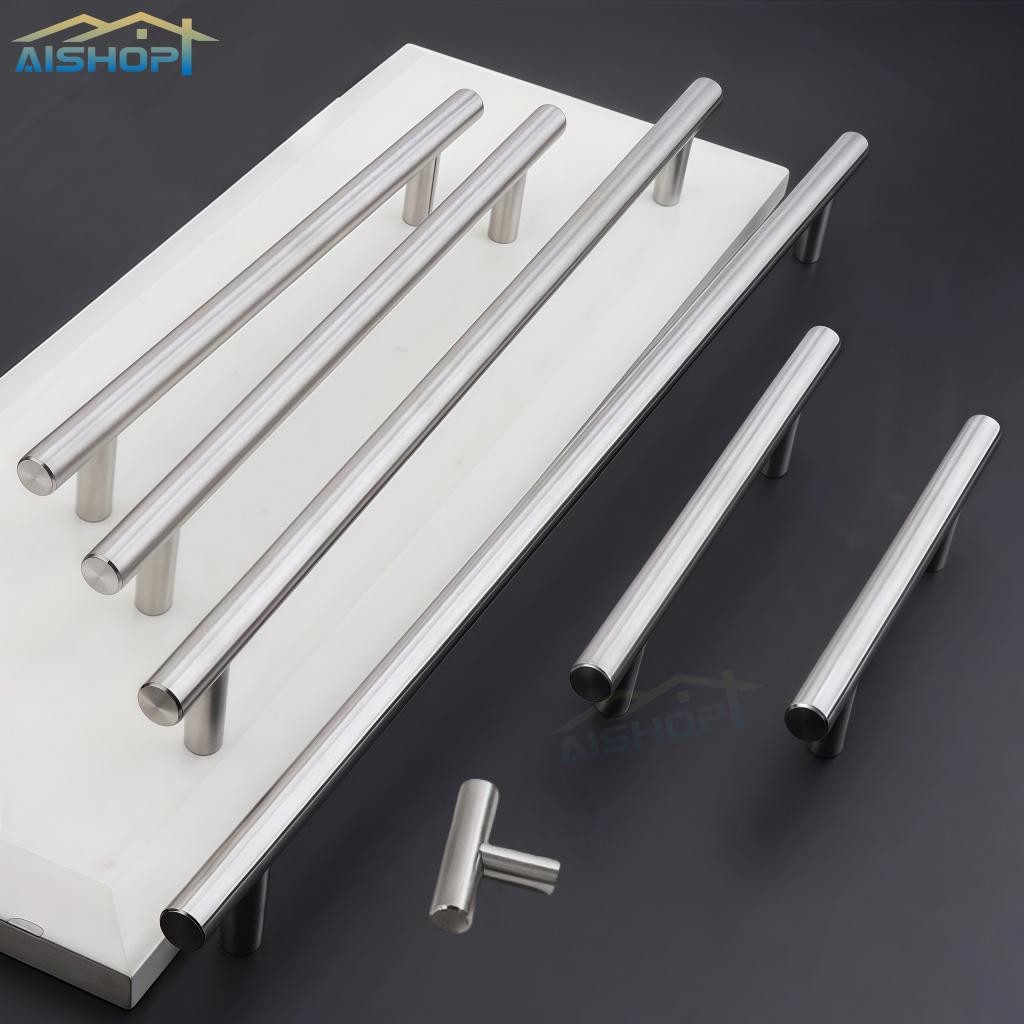 [SG Seller]Stainless Steel Kitchen Handle Cupboard Drawe Door Cabinet T ...