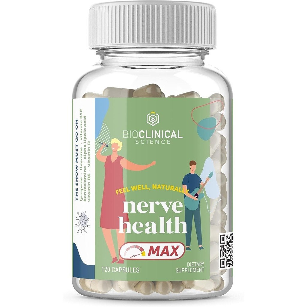 Nerve Health Max - Scientifically formulated with Vitamin D, Thiamine ...