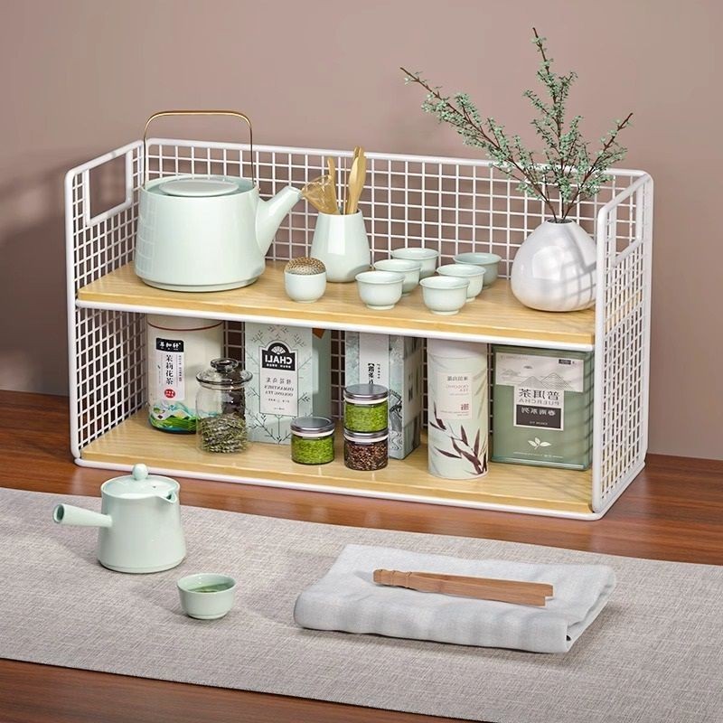 Desktop rack cup storage rack desk cup rack table multi-layer water cup ...