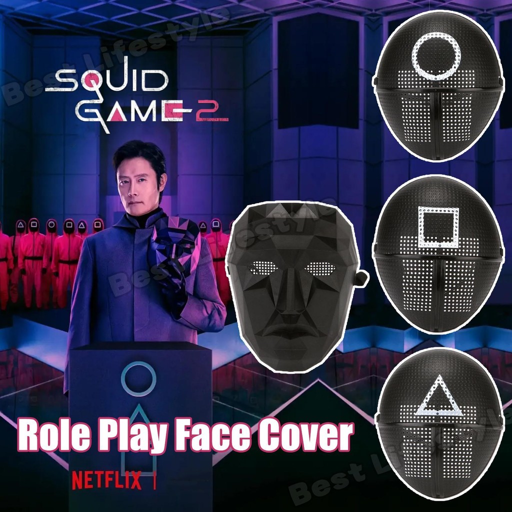 Role Play Face Cover Season 2 Triangle Pattern Face Cover Unisex ...