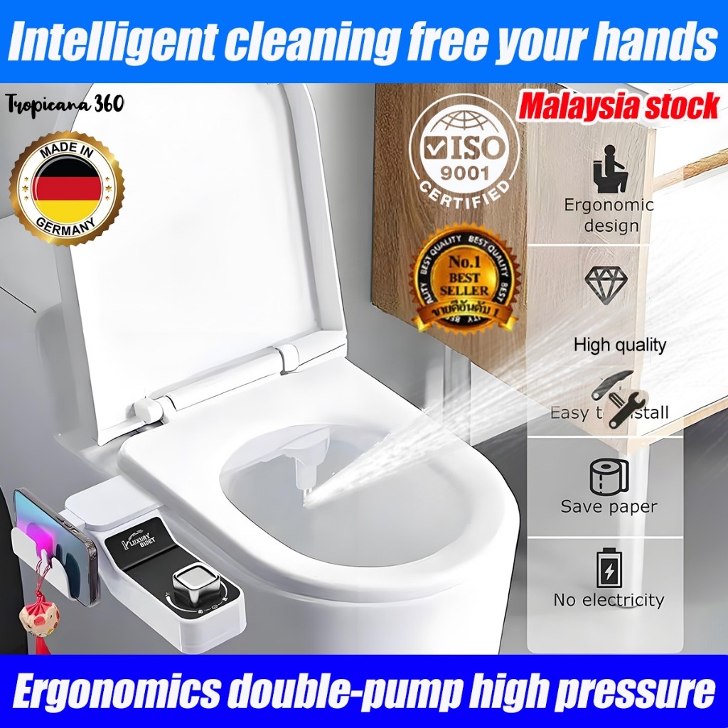 【SG Ready Stock】 Auto Bidet Toilet Seat liberate your hands intelligent ...