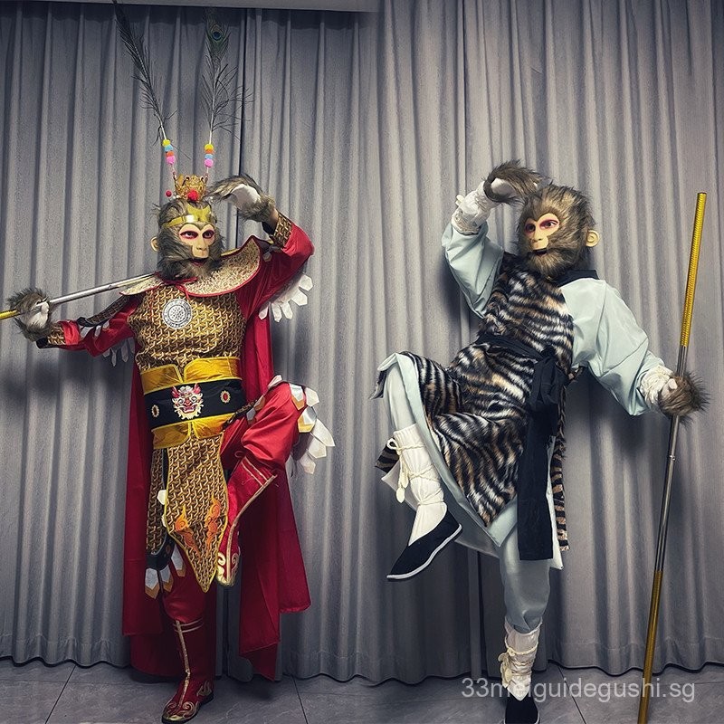 Journey to the West Black Myth Wukong Performing Costumes Dark Great ...