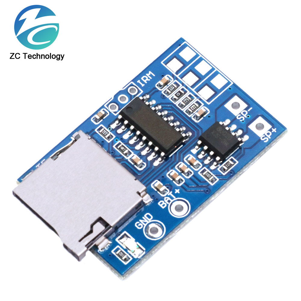 TF Card MP3 Decoder Board 2W Amplifier Module for Arduino GM Power ...
