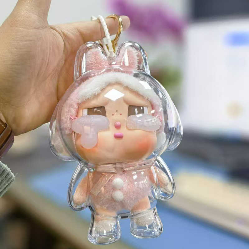 Transparent Protective Cover Dust Case for POPMART CRYBABY Series ...