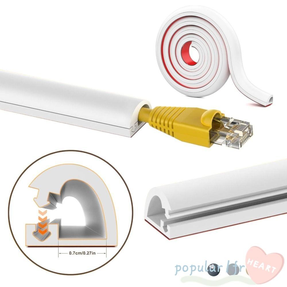 POPULAR1 Wire Cover, 1m Self-Adhesive Wall Cord Hider, Professional ...