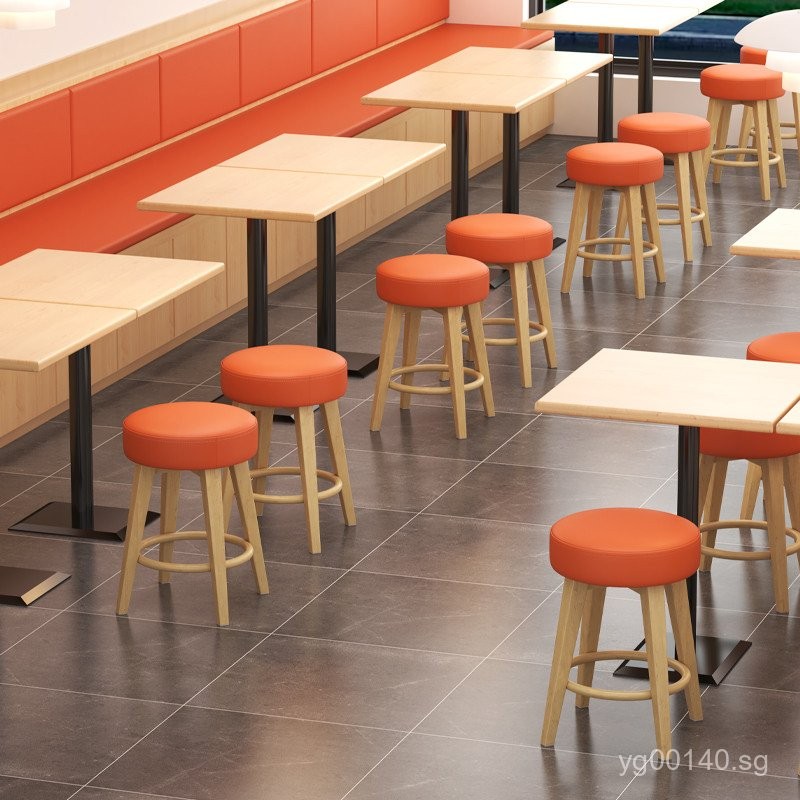 Restaurant Chain Snack Bar Stackable Tables and Chairs Commercial Iron ...
