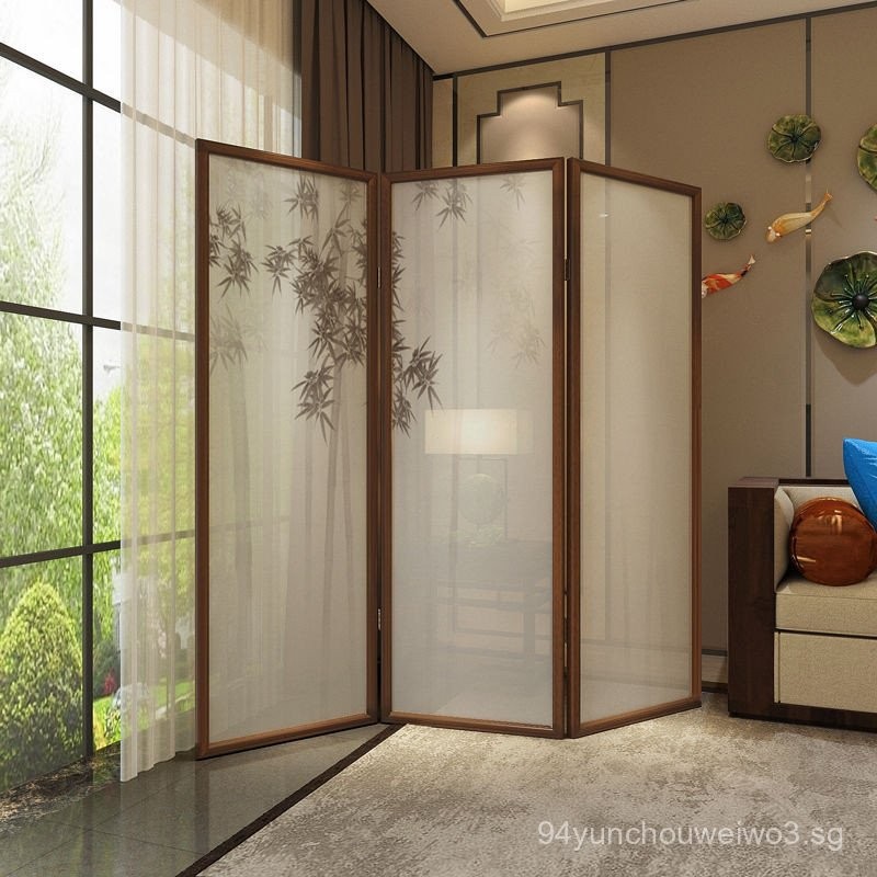 Solid Wood Rattan Divider/Bamboo Divider/Room Separator/Room Partition ...