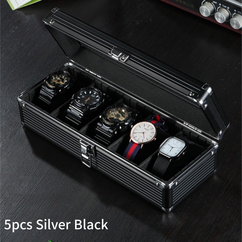 Aluminum Frame Watch Display Storage Box - High Strength Watch Bracket ...