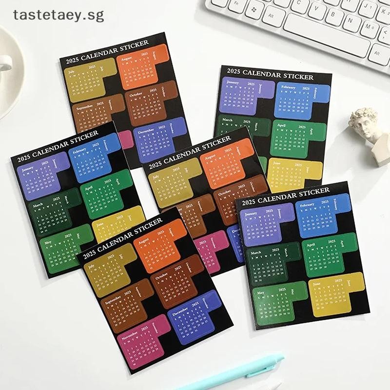 TT New 2025 Calendar Stickers Notebook Journal Planner Index Stickers ...