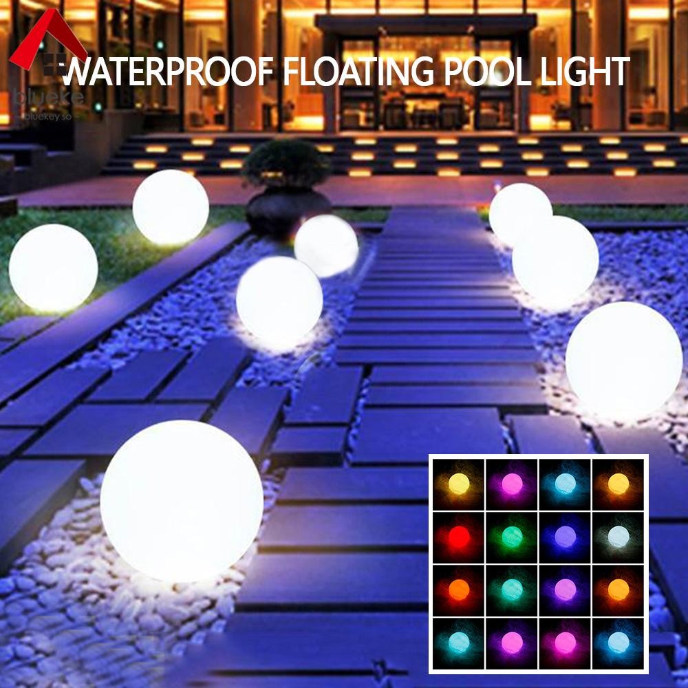 LED Night Light Ball LED Glowing Ball Light w/Remote 16 RGB Color ...