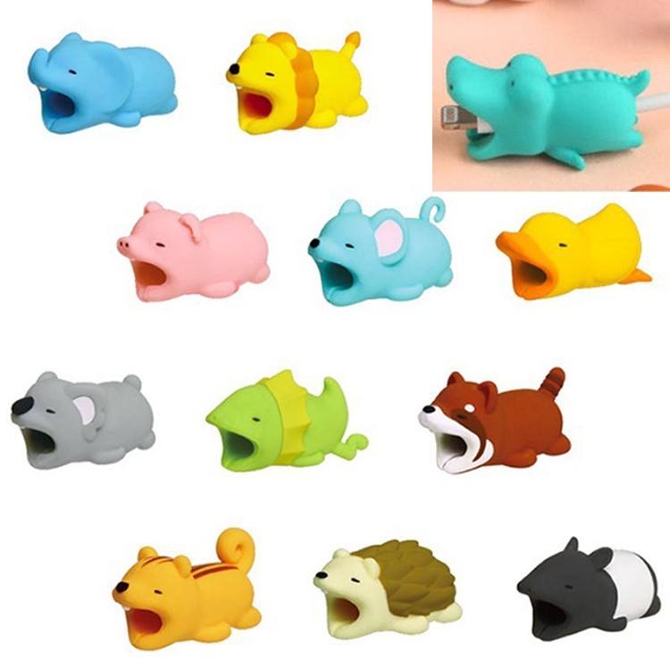 spareparts Cute Cartoon USB Data Cable Protector Anti Breaking ...