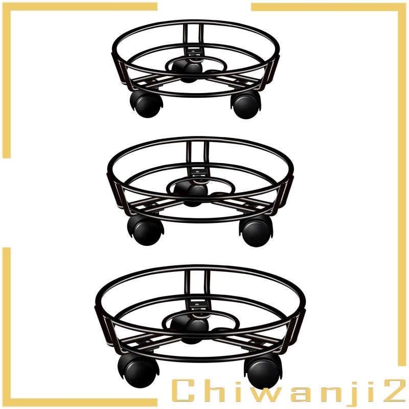 [Chiwanji2] Planter Trolley Garden Pot Caddy with Lockable Wheel ...