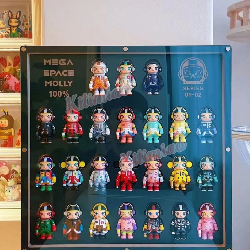 Kitimiao Pop Mart display box V1V2V3100% SPACE Molly series special ...