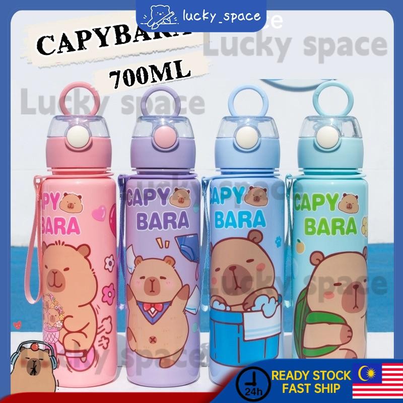 Botol Air Capybara Labubu Bottle Kids Straw Bpa Free Botol Air Sanrio ...