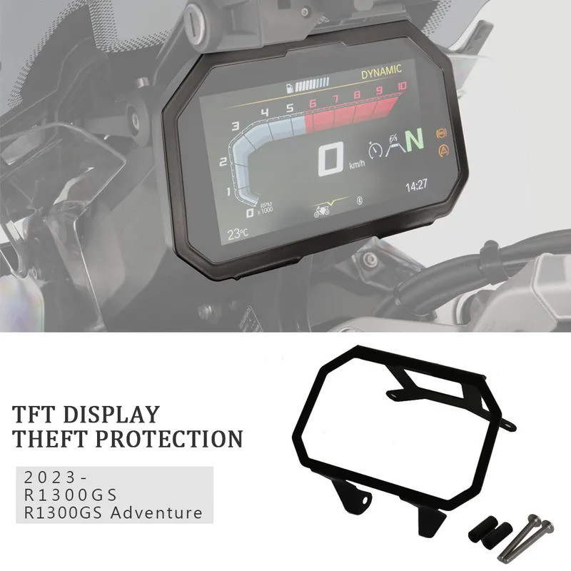 Motorcycle TFT Anti Theft Screen Protector Meter Frame Cover For BMW ...