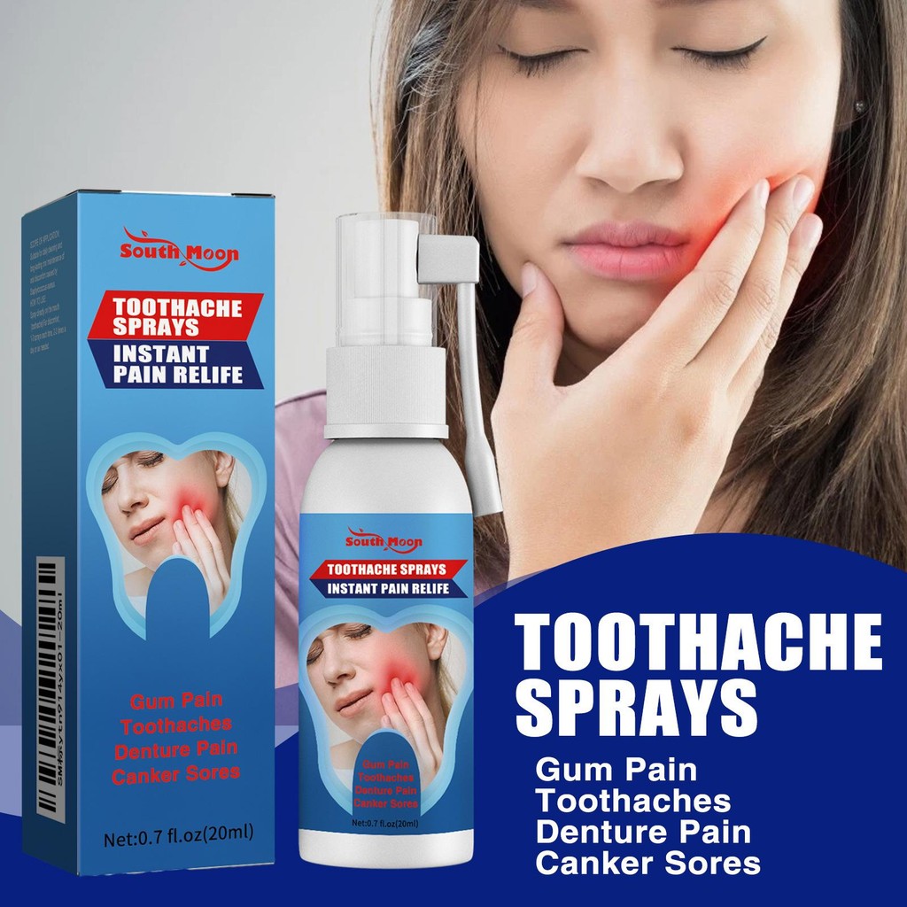 Toothache spray Ubat Sakit Gigi Berlubang Oral pain relief spray ...